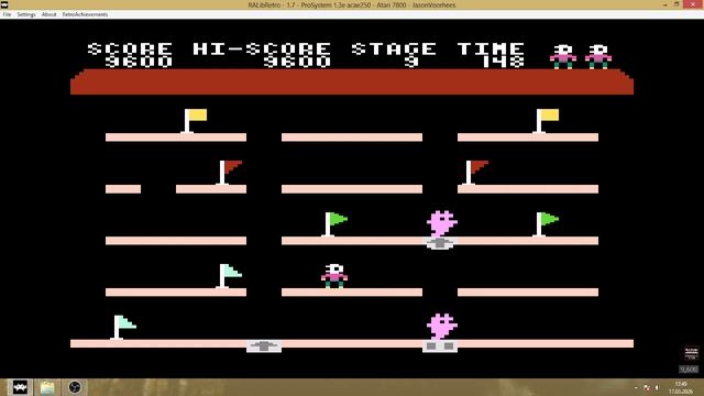 Lift (Homebrew) Atari 7800 (Flagged for Perfection II) Complete Stages 6-10