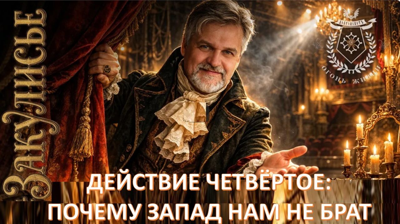 Закулисье Действие пятое Западная кулиса 4 с Кириллом МОЗГАЛЕВСКИМ [get.gt]
