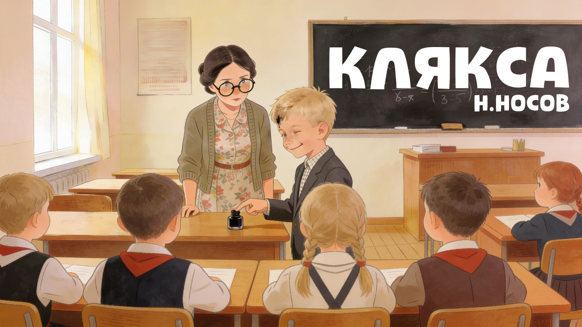 Клякса - Н.Носов — аудиокнига с картинками