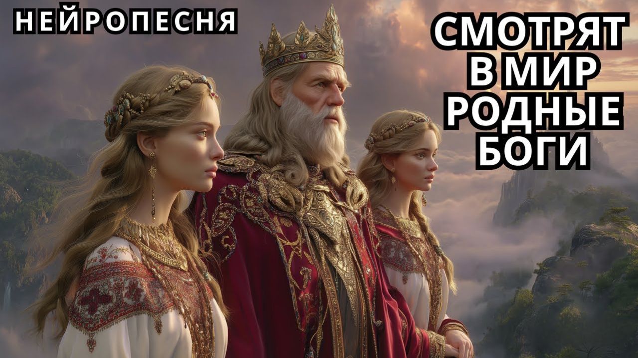 Смотрят в мир Родные Боги Славянская Эпическая Песня о Богах