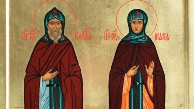 Акафист преподобным Кириллу и Марии Радонежским