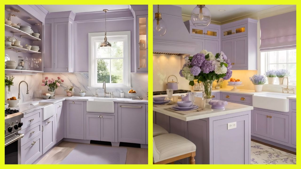Лавандовая кухня: нежность, спокойствие и стиль 💜