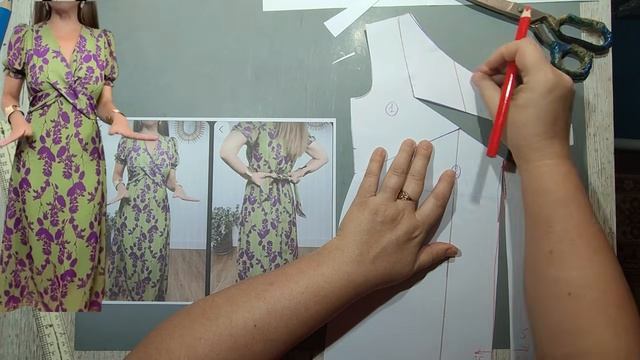 Моделирование. Платье, которое привлекает взгляды. Выкройка № 1994.