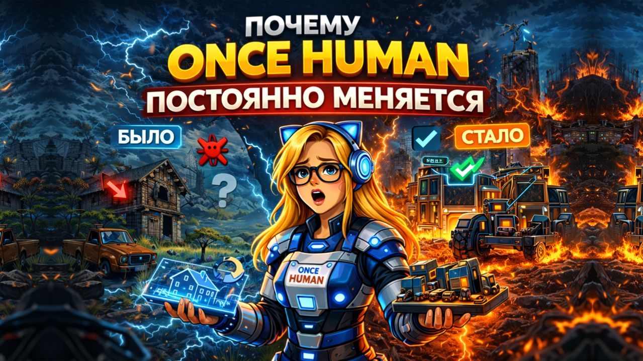 Once Human постоянно меняется | Новая зона загрязнений, новые монстры, что ждать в апреле?