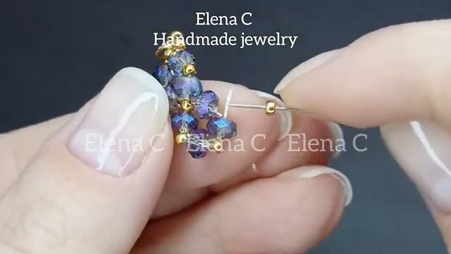 Простой и Красивый Браслет из бусин и бисера от Elena C - Украшения ручной работы.