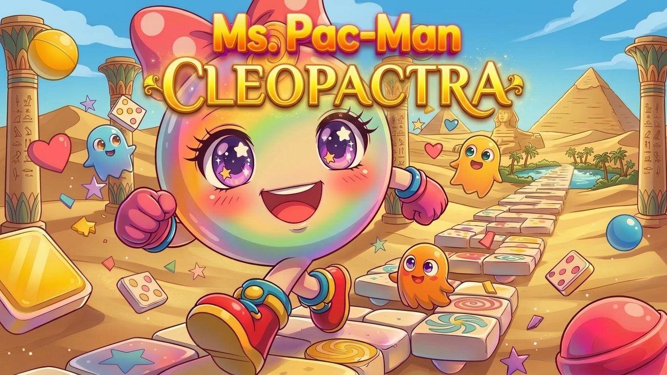 💎 Ms. PAC-MAN PS1 — Первый мир Cleopactra (Stage 1)