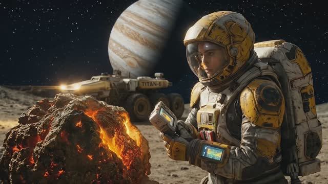 ИО: Самый Опасный Мир у Юпитера — Планета Огня и Вулканов | SCI-FI AI Short Film   4K