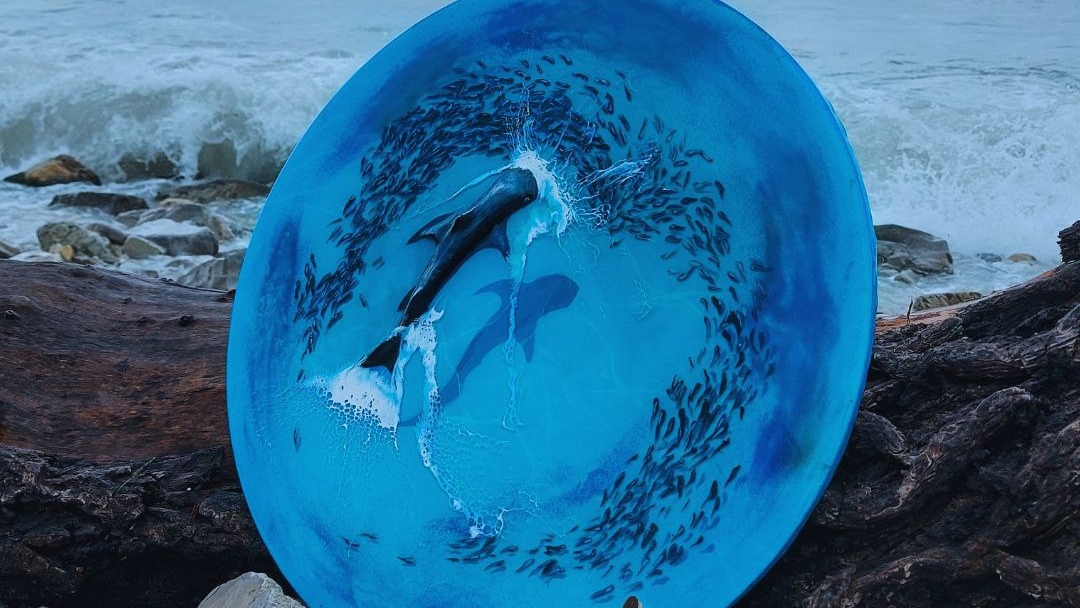 Акула resin.art / барельеф