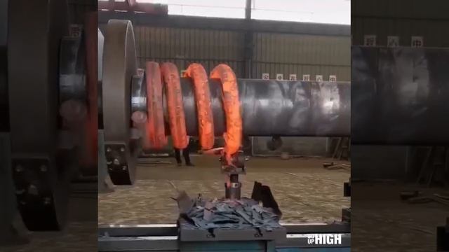 Вот так производятся гигантские пружины