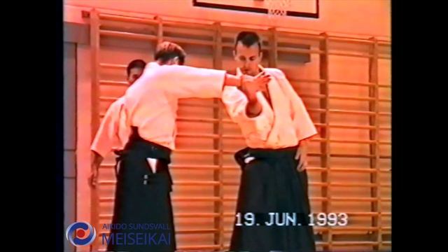 13.Aikido Ai Hanmi Udekimenage Nishio Sensei Uppsala 1993
