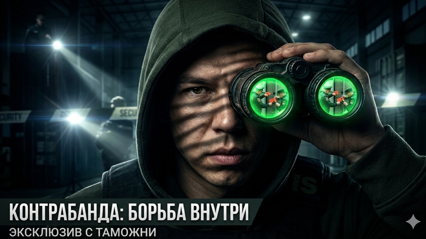 Как таможня ловит КОНТРАБАНДУ: Вид изнутри