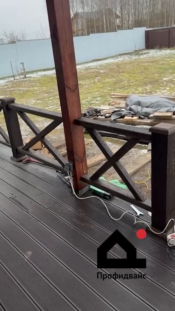 Монтаж террасной доски и ограждения