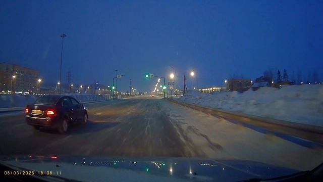 На дорогах Ханты-Мансийска 08.03.2026