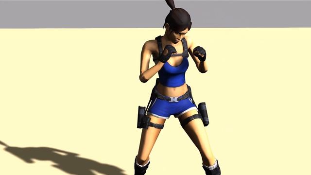 #laracroft   Athletic #модели  Низкополигональная 3д модель