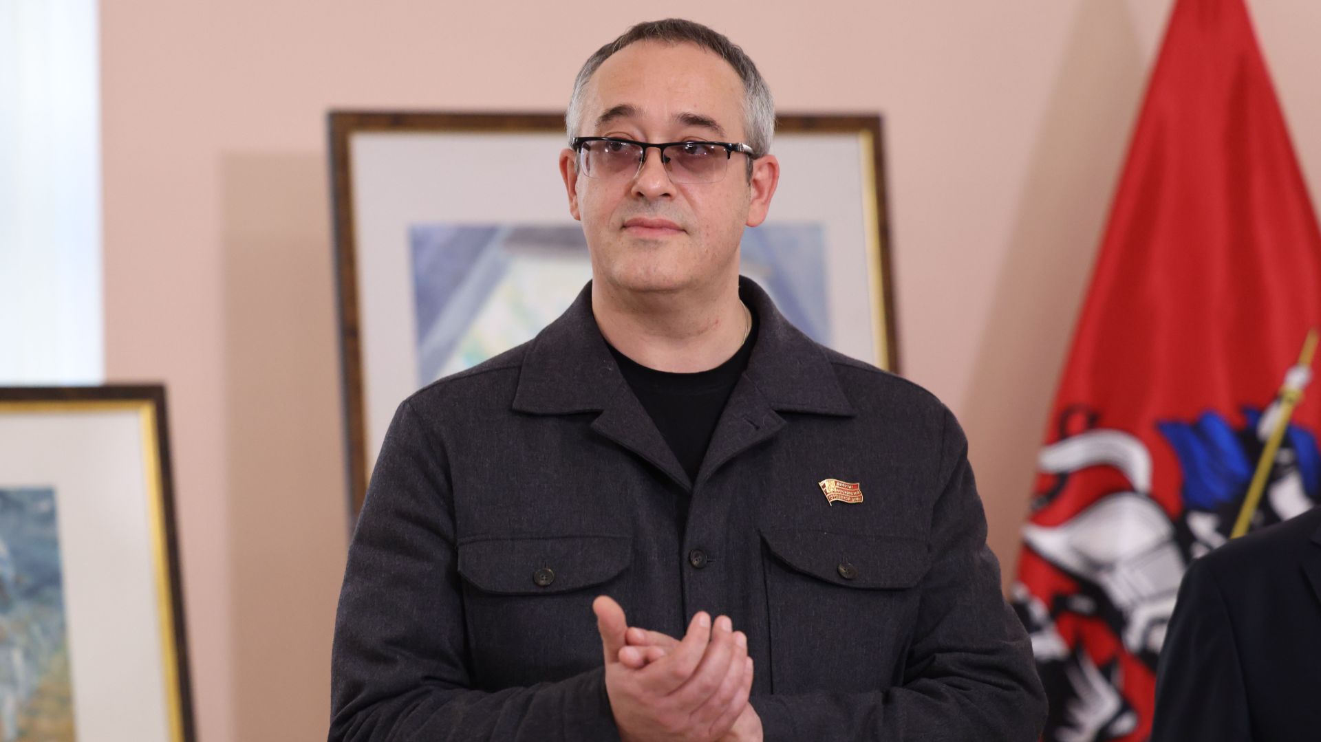 18.03.2026. Алексей Шапошников на церемонии открытия выставки «Волшебный край – мой Крым святой»