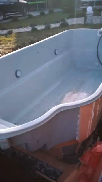 Как ставят композитный бассейн 7 на 3 м | Строительство бассейнов в Ростове-на-Дону