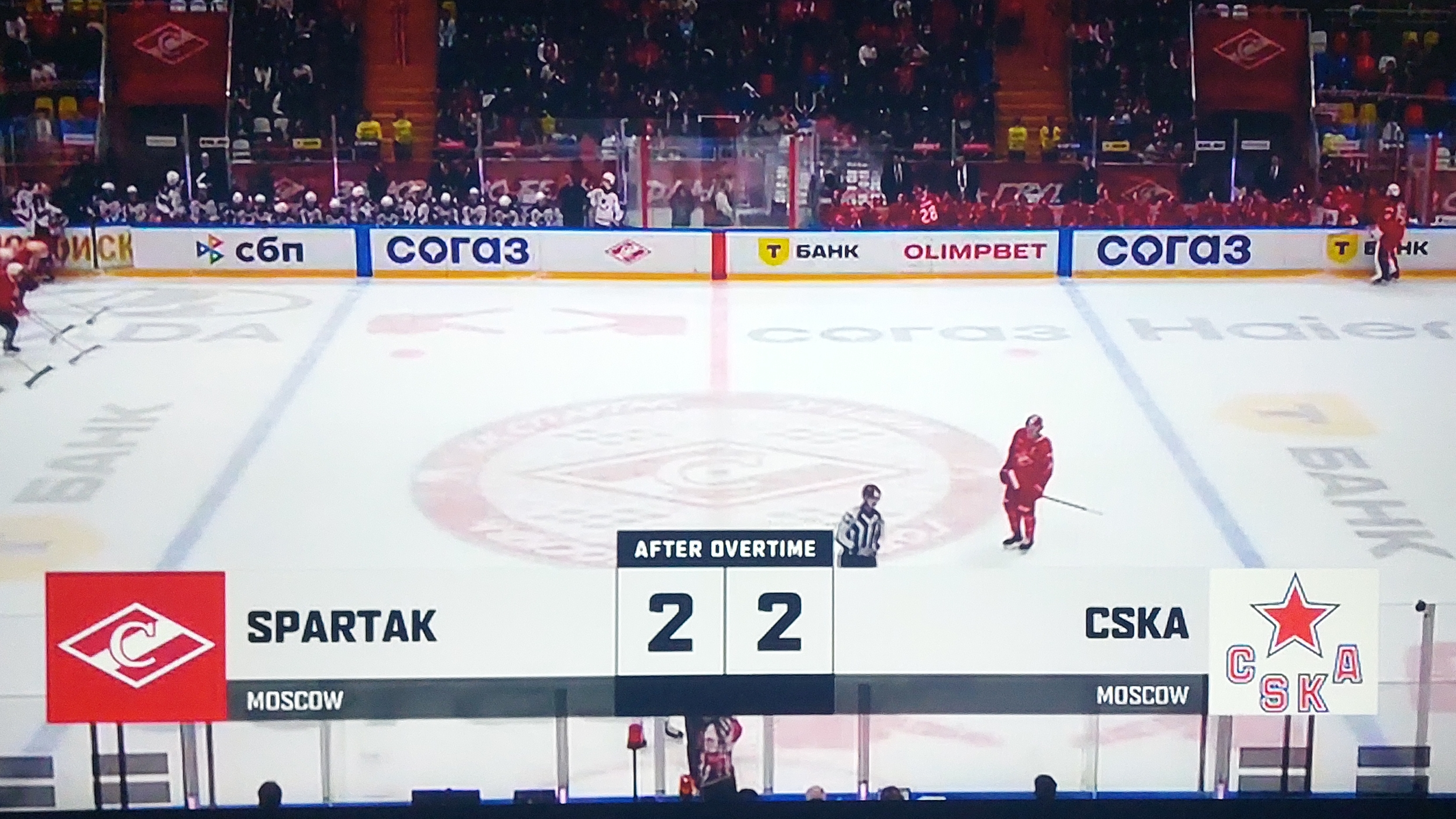 Хоккей. Овертайм СПАРТАК -ЦСКА