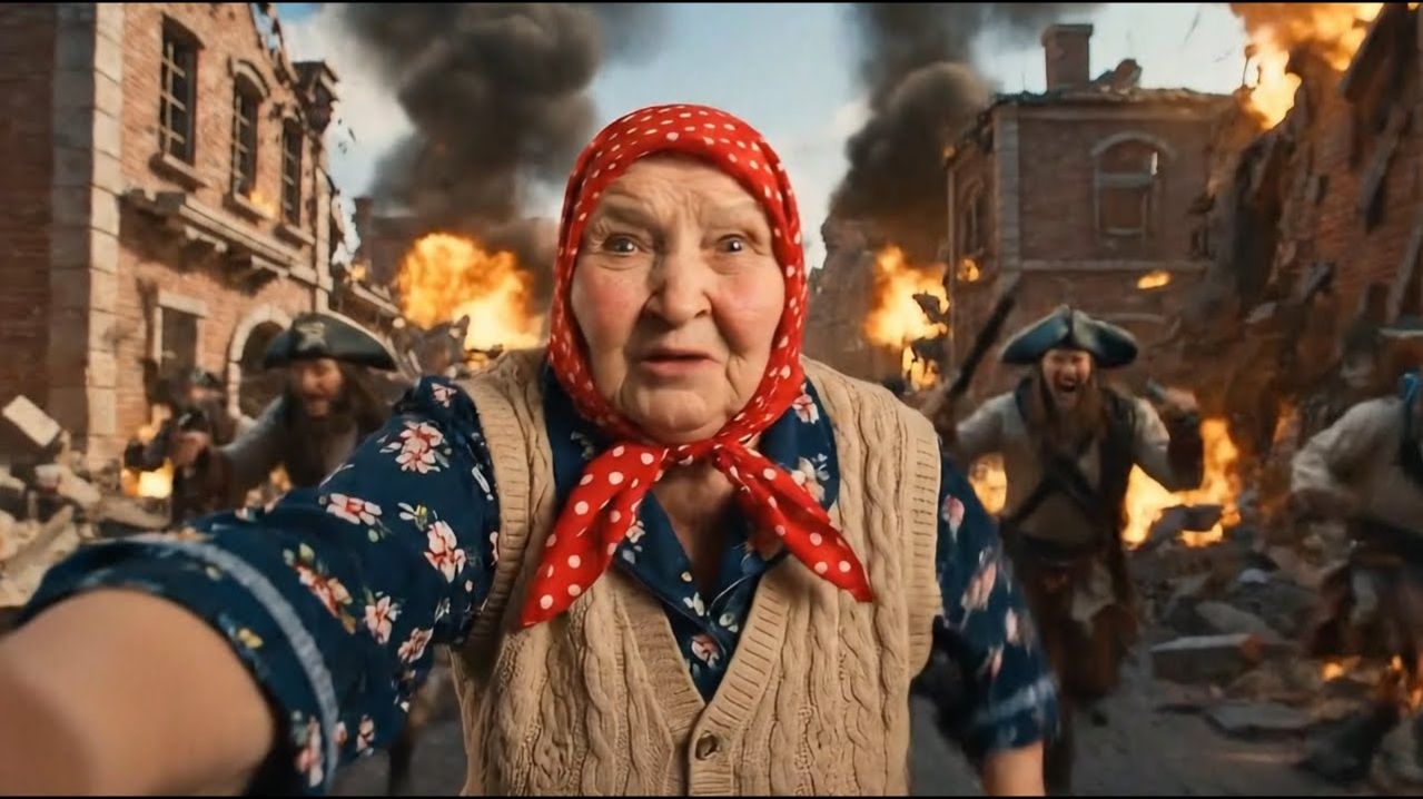 Бабка vs Пираты: Эпичная прогулка за хлебом