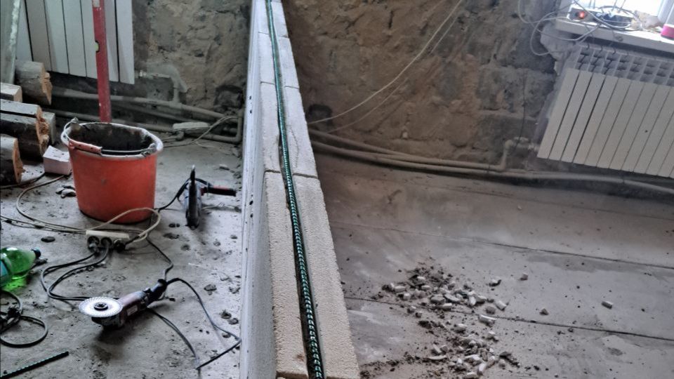 Кладка газоблока в Макеевке ДНР кладем газоблок