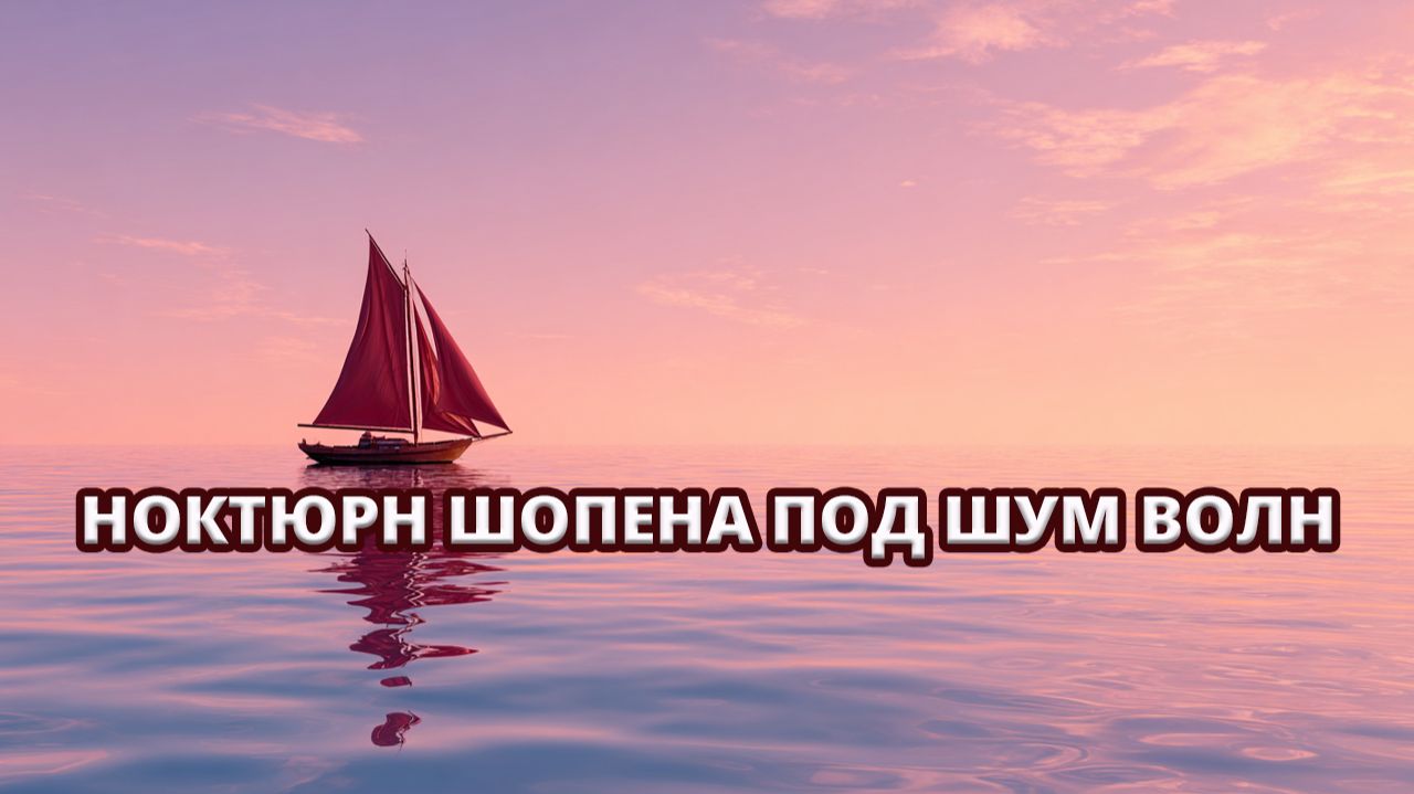 🌊 Ноктюрн Шопена под шум волн