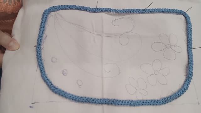 Вяжем летнюю сумочку крючком ч 8