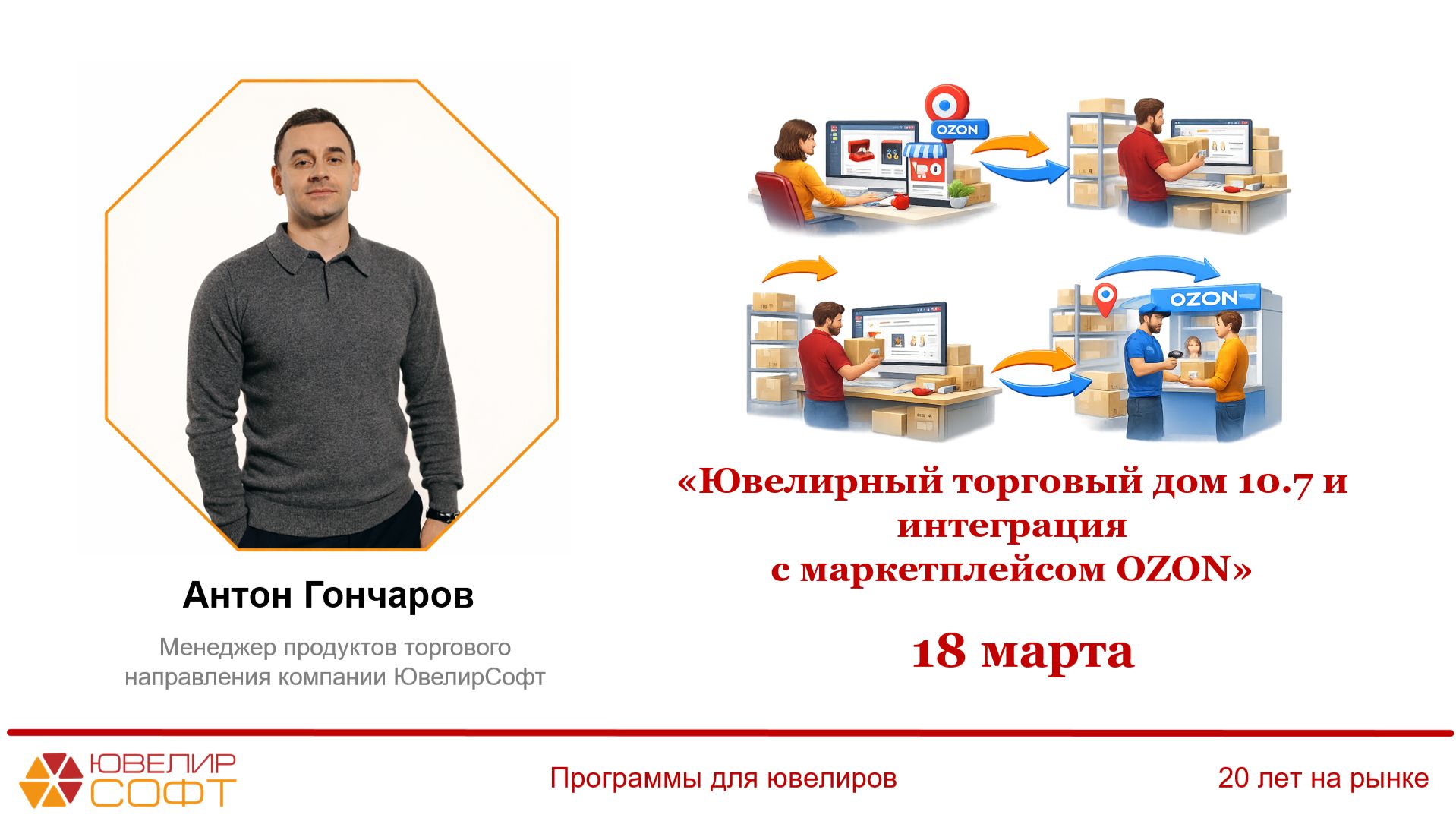Ювелирный торговый дом 10.7 и интеграция с маркетплейсом OZON
