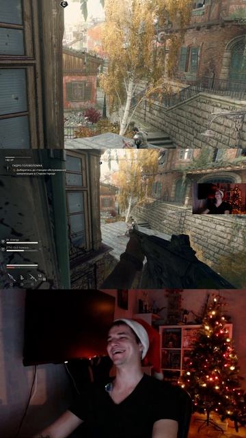 Зомби вышел из двери, которая появилась на улице 🐞 #DyingLightTheBeast #bug #last_student #games