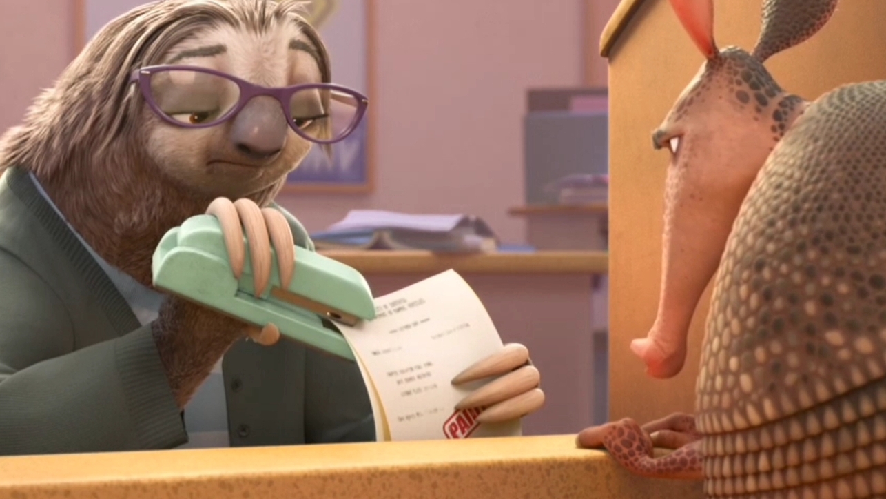 Блиц Блиц скорость без границ. Ленивцы, Зверополис