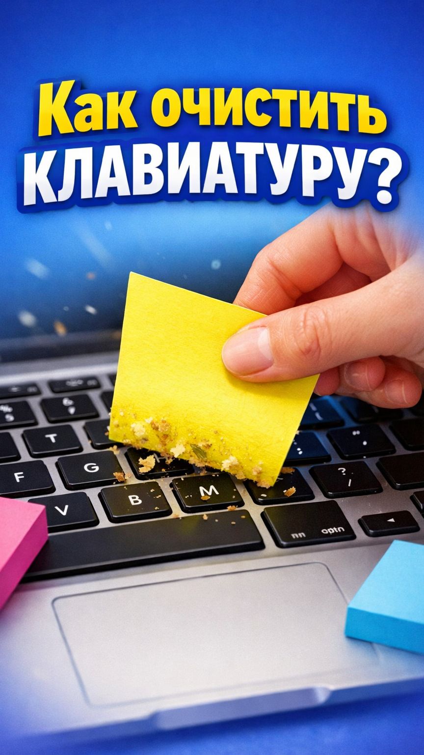 Лайфхак: Чистим Клавиатуру БЫСТРО! ✨