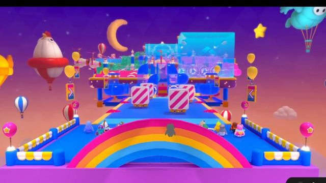 Fall Guys жуткие качели