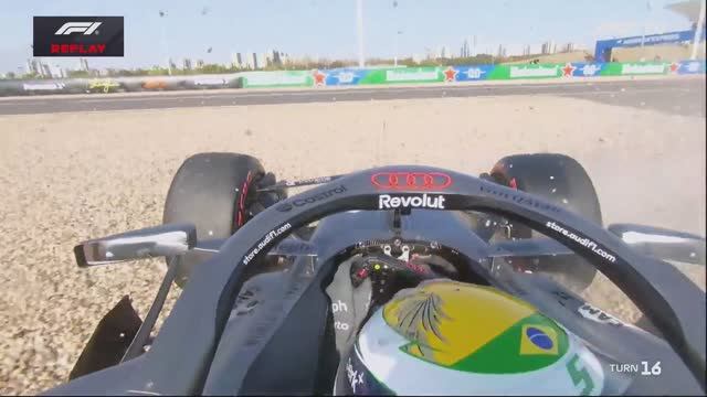 Формула 1. Вылет Бортолето на Гран-при Китая 2026 (квалификация)