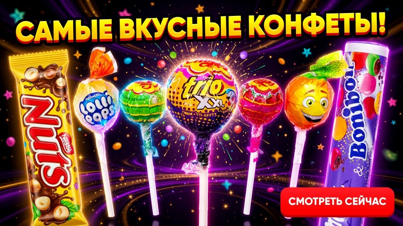 🌈 ASMR 2026: Огромный Радужный Леденец + Шоколад и Gummy | Залипательный Релакс