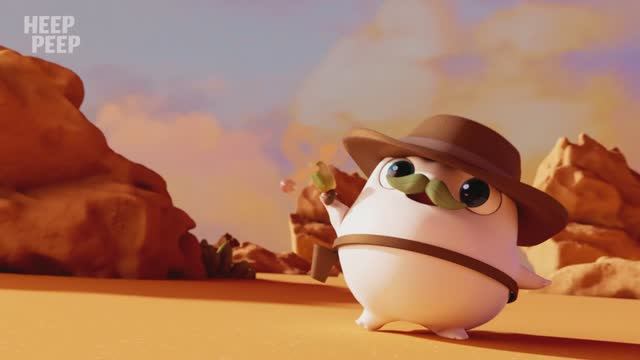 Мультфильм Лягухи Heep peep!🐸Теперь эта пустыня моя!🌸🔫  Серии 7-8