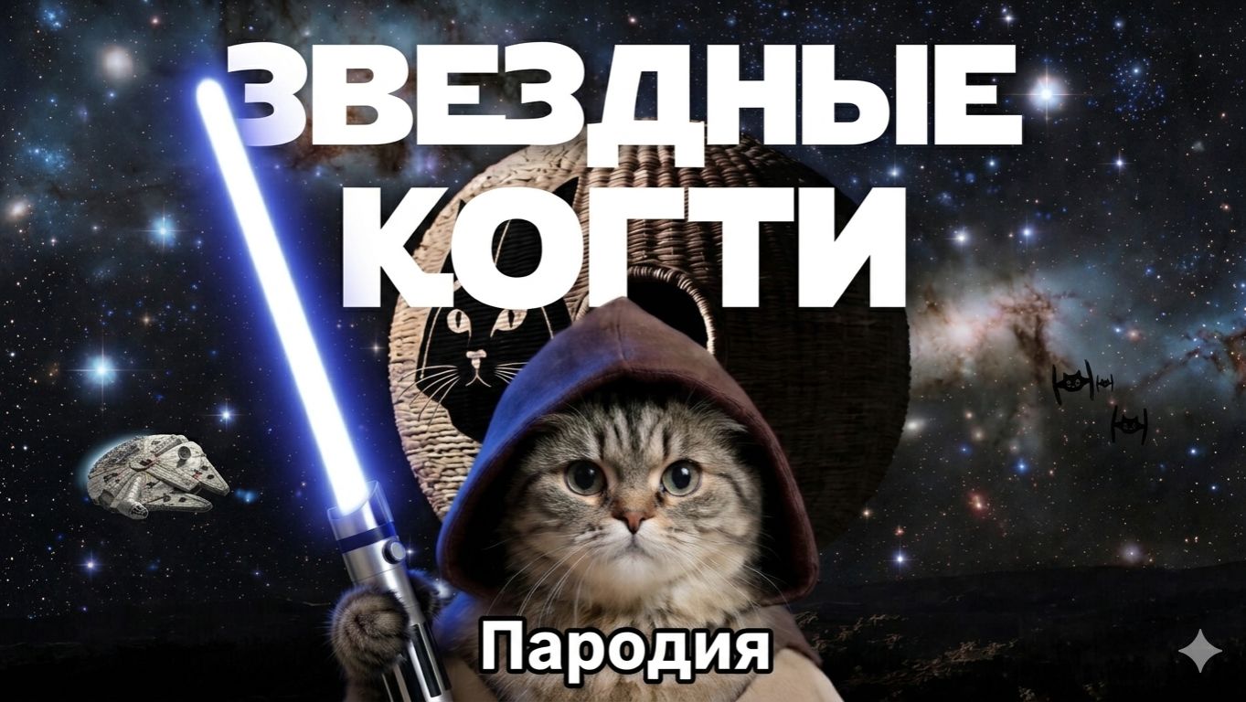 😼🛸 ЗВЁЗДНЫЕ ВОЙНЫ: Пародия с КОШКАМИ!