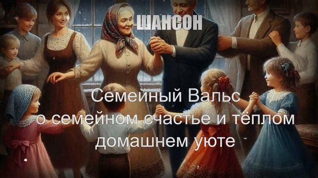 ШАНСОН|Семейный Вальс|о семейном счастье и тёплом домашнем уюте