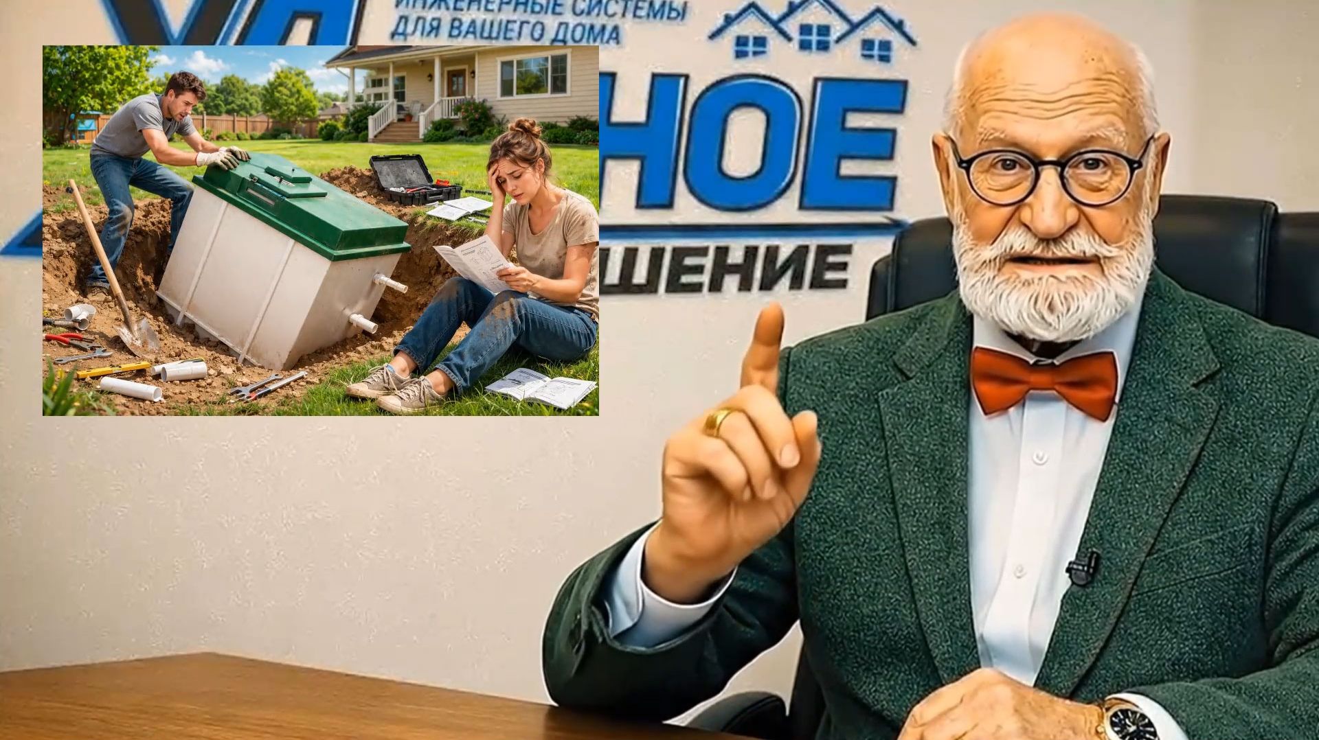 Семь ошибок  при установке септика !