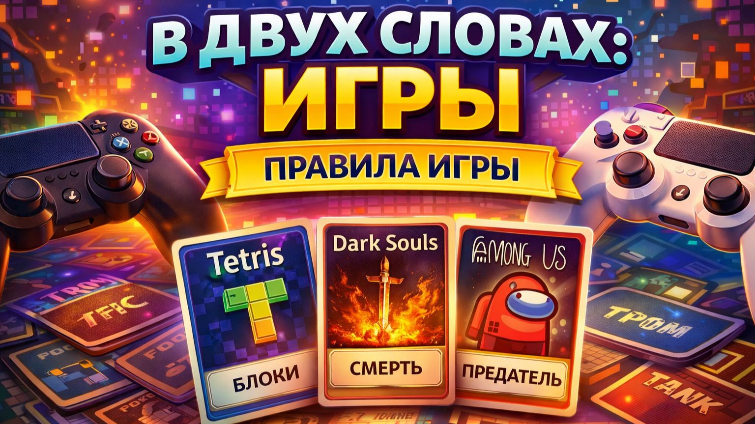 В двух словах: Игры — правила настольной игры | Как играть