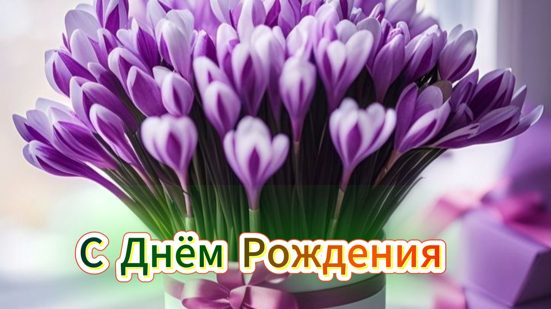 С Днём рождения женщине! Красивое поздравление с Днём рождения для женщины!