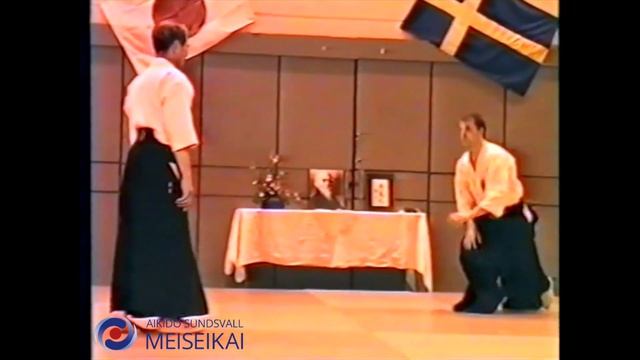 10.Aikido Ai Hanmi Kotegaeshi Omote High Position Nishio Sensei Uppsala 1993