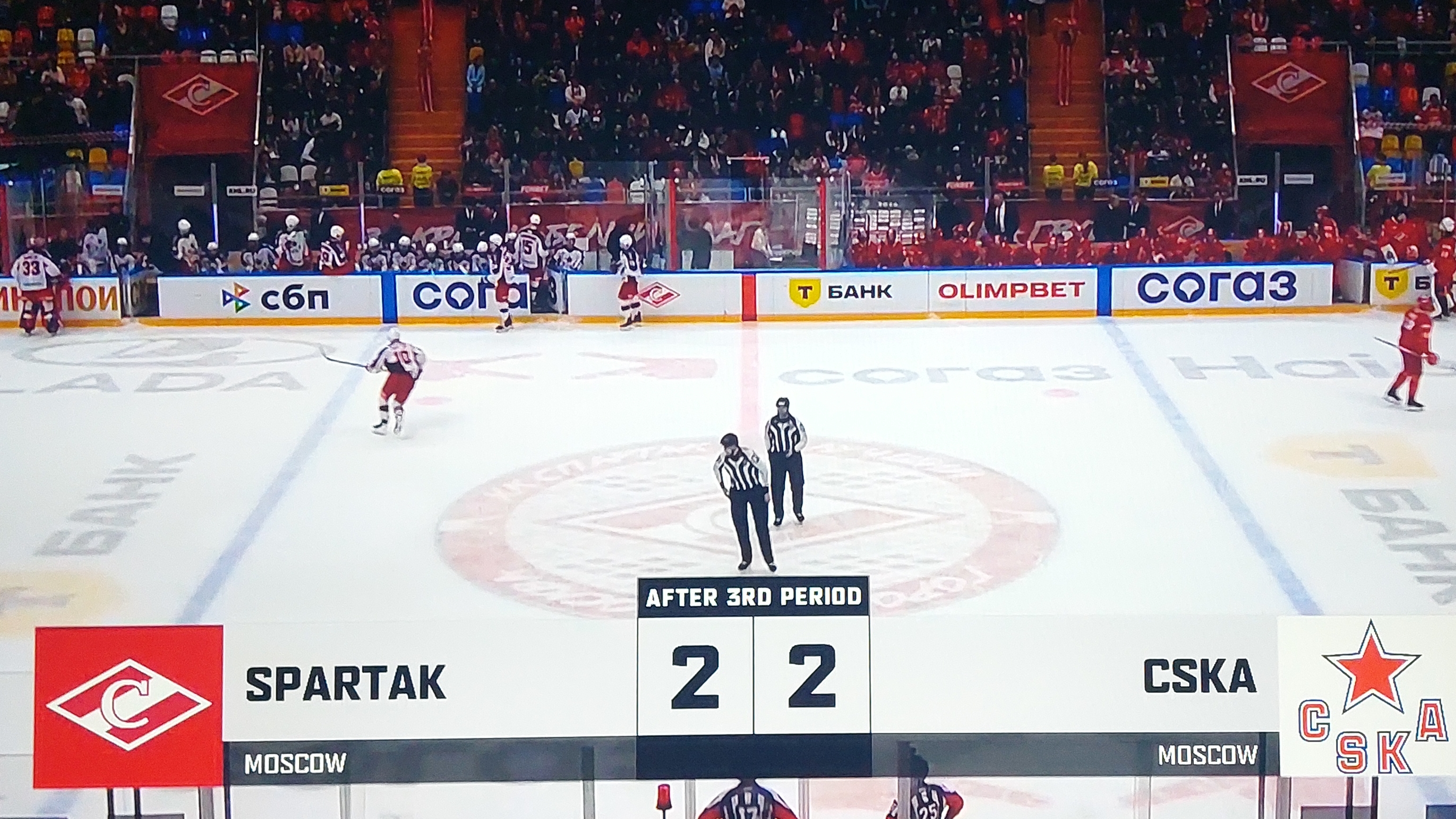 Обзор матча Фонбет КХЛ СПАРТАК - ЦСКА