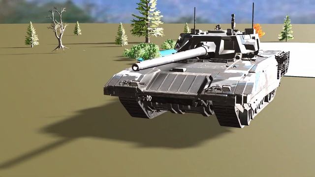 #3ДМОДЕЛИДЛЯИГР  Танк Армата Т14