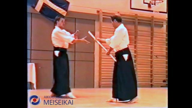15.Aikido Jo No Tebiki Ai Hanmi Iriminage Nishio Sensei Uppsala 1993