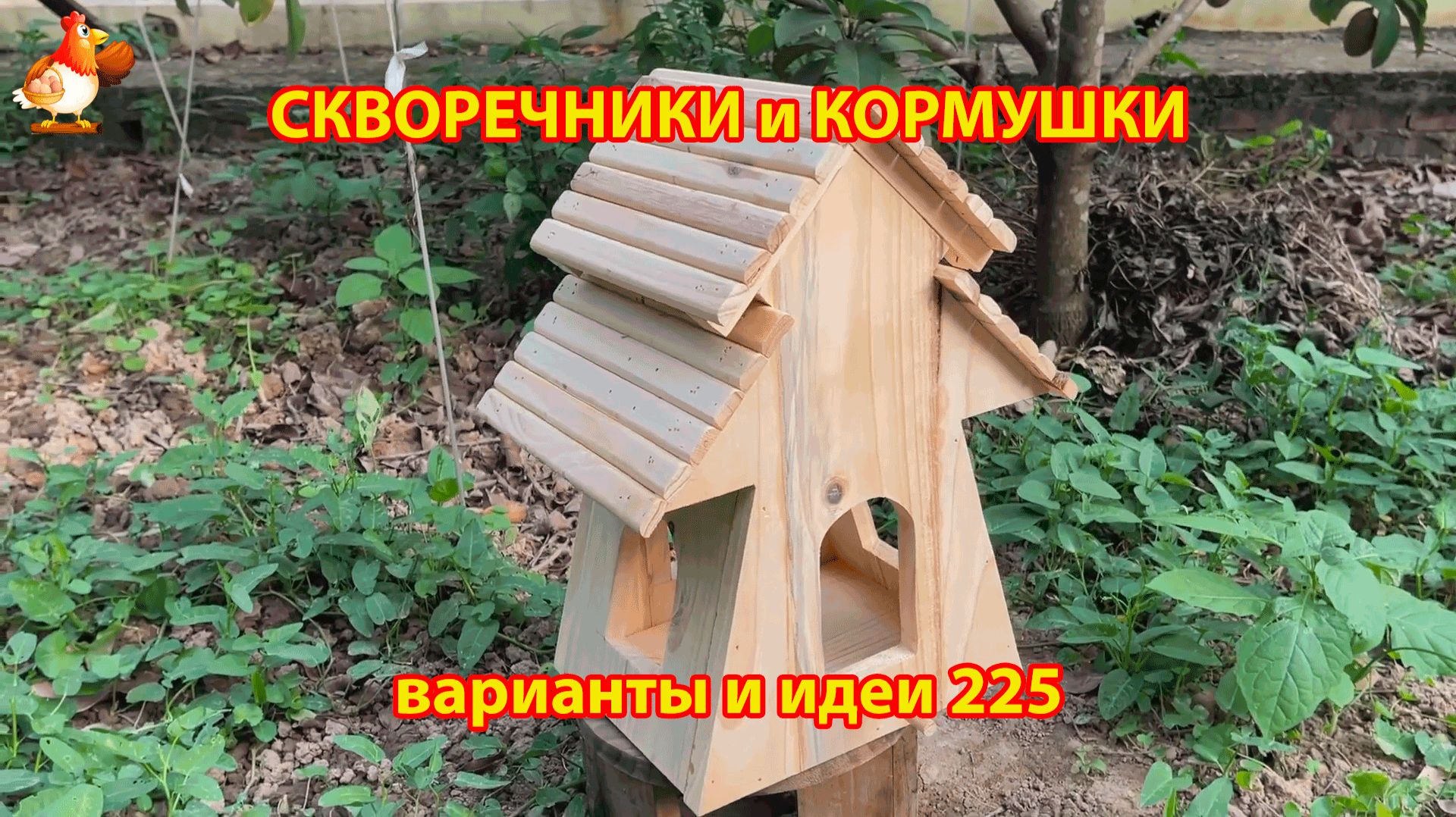 Скворечники и кормушки своими руками для птиц (225) 🪚🪛🔨 Идеи для дачи и сада пошагово ❣️