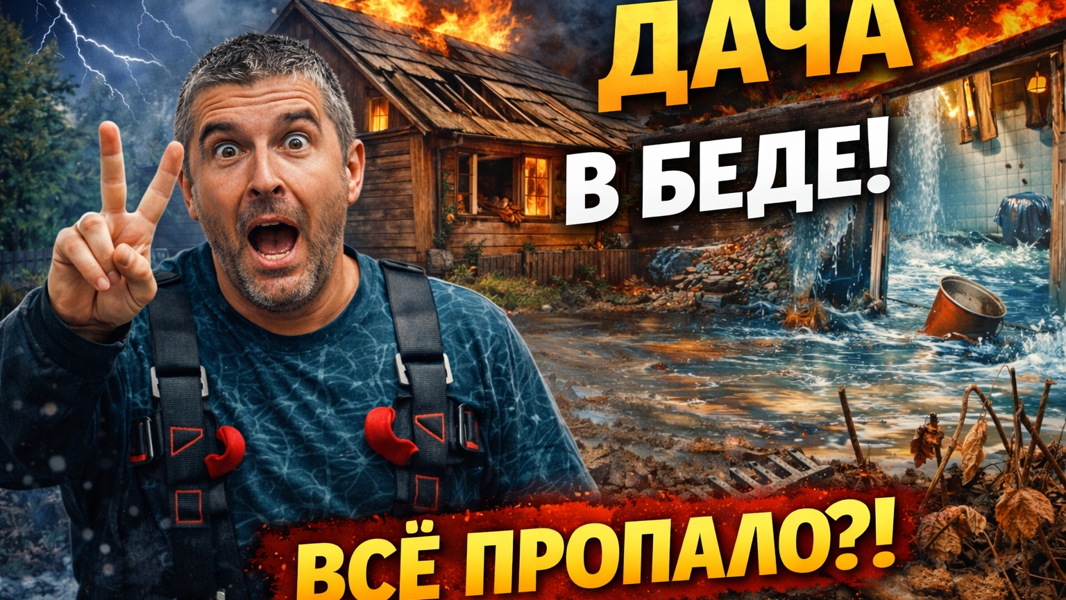 Дача. Беда за бедой, все пропало.