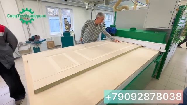 ☎️ +7 909 287-80-38 🔥Шлифовка дверей под покраску на Шлифовальном станке SDA-2000💫