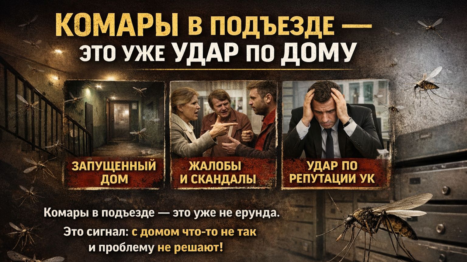 комары_в_подъезде это удар по дому