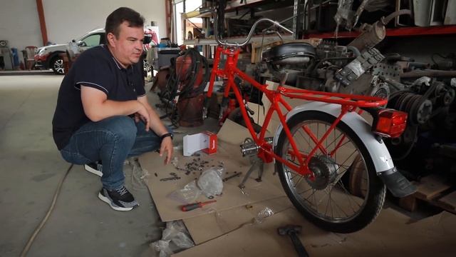 Сборка мопедов Рига 11 и Рига 13