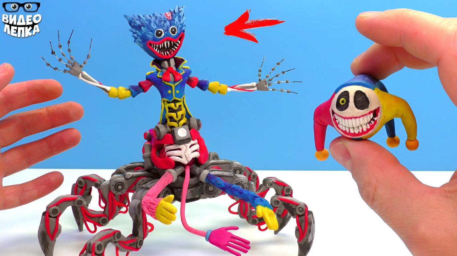 Лепим ПРОТОТИПА Experiment 1006 ПОППИ ПЛЕЙТАЙМ 5  Poppy Playtime 5 ► Видео Лепка