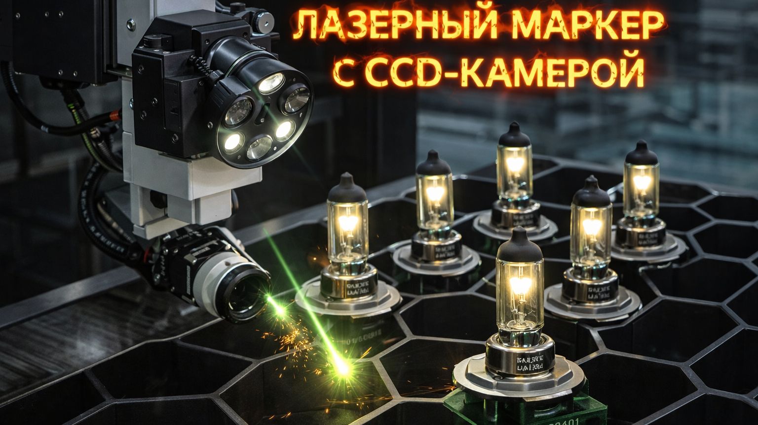 Лазерный маркер с CCD-камерой