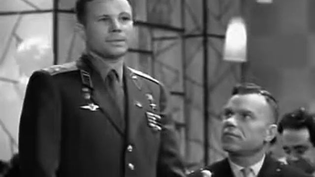 Юрий Алексеевич Гагарин  Новогоднее поздравление  1963 год